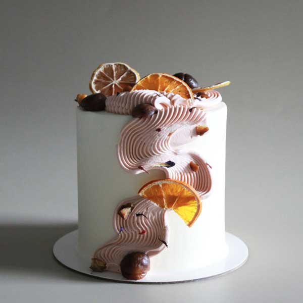 Earl Grey Chestnut Cream Cake - Oh Sweet Day! Bake Shop